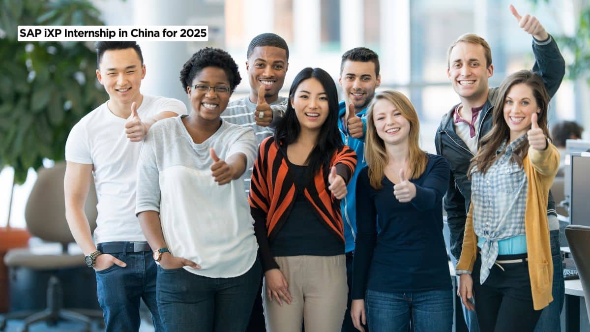 SAP iXP Internship in China for 2025 Inviting Applications ...